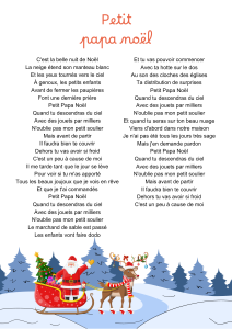 Comptine Petit Papa Noël - Objectif Maternelle